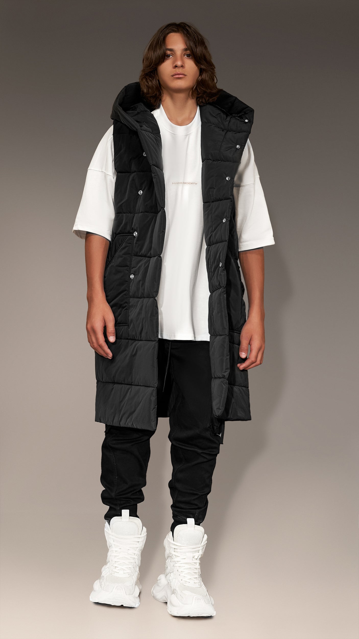 Vests Men Long vest - V13042 - The urban collection