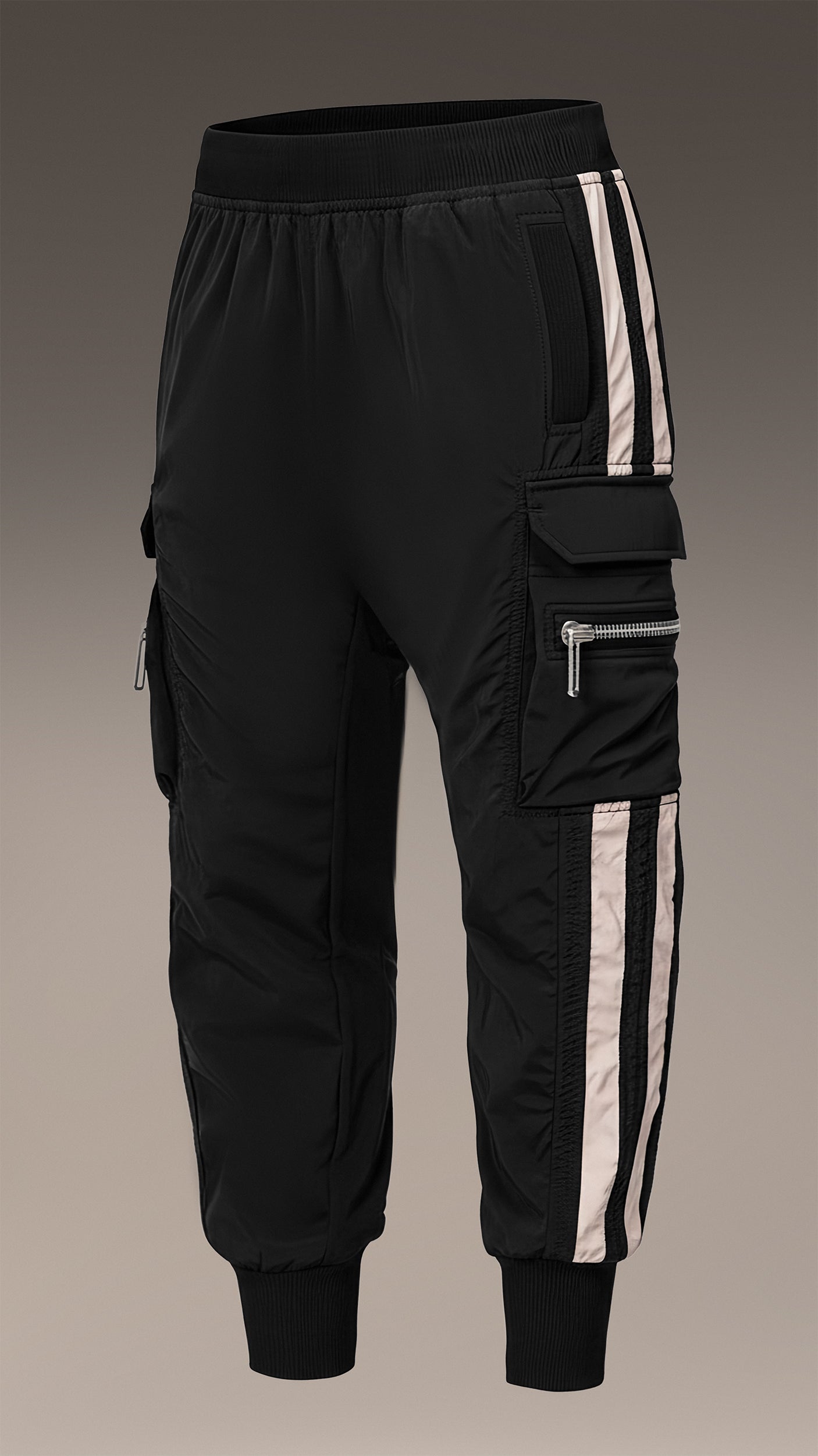 Pants Vertical lines cargo pants - P33547 - The urban collection